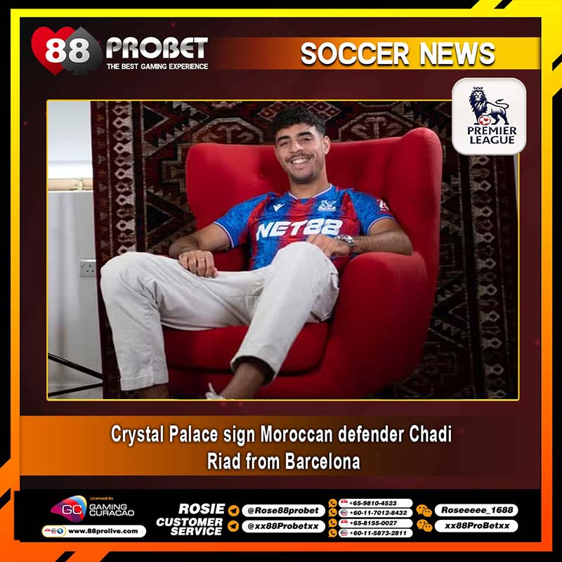 𝐂𝐫𝐲𝐬𝐭𝐚𝐥 𝐏𝐚𝐥𝐚𝐜𝐞 𝐬𝐢𝐠𝐧 𝐌𝐨𝐫𝐨𝐜𝐜𝐚𝐧 𝐝𝐞𝐟𝐞𝐧𝐝𝐞𝐫 𝐂𝐡𝐚𝐝𝐢 𝐑𝐢𝐚𝐝 𝐟𝐫𝐨𝐦 𝐁𝐚𝐫𝐜𝐞𝐥𝐨𝐧𝐚 ...