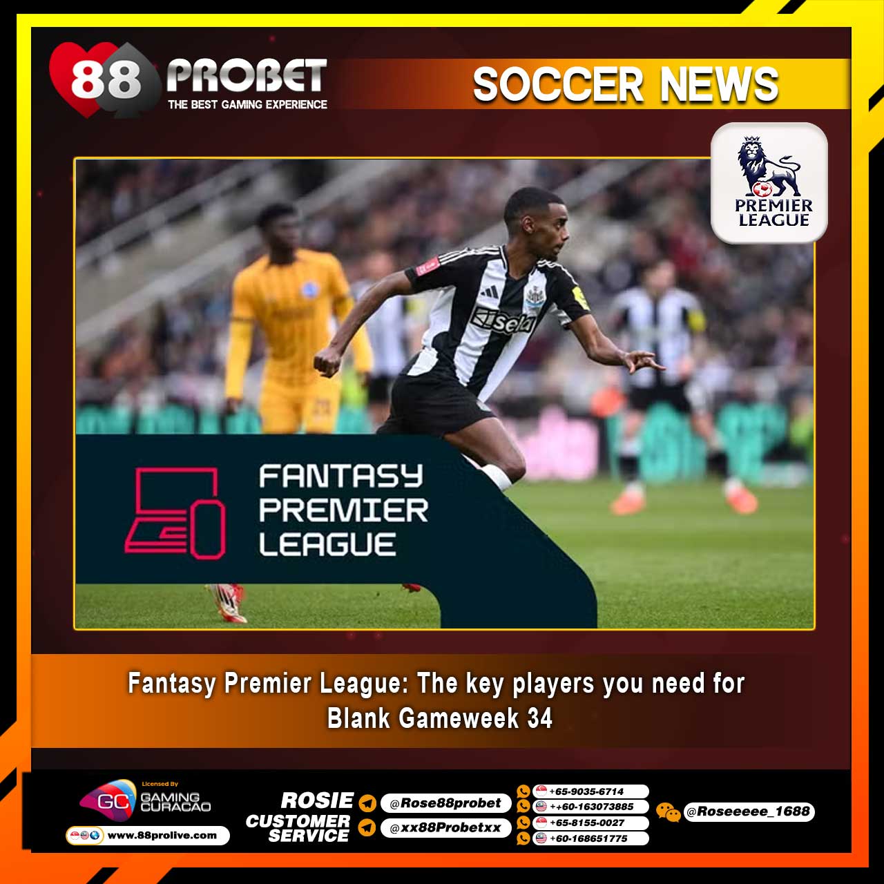 𝐅𝐚𝐧𝐭𝐚𝐬𝐲 𝐏𝐫𝐞𝐦𝐢𝐞𝐫 𝐋𝐞𝐚𝐠𝐮𝐞: 𝐓𝐡𝐞 𝐤𝐞𝐲 𝐩𝐥𝐚𝐲𝐞𝐫𝐬 𝐲𝐨𝐮 𝐧𝐞𝐞𝐝 𝐟𝐨𝐫 𝐁𝐥𝐚𝐧𝐤 𝐆𝐚𝐦𝐞𝐰𝐞𝐞𝐤 𝟑𝟒 ...